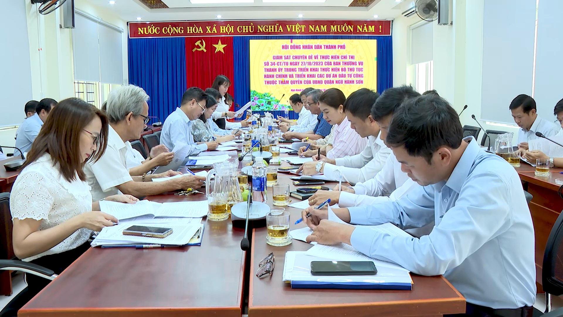 HĐND TP Đà Nẵng giám sát chuyên đề về thực hiện Chỉ thị số 34 của Ban Thường vụ Thành ủy tại ...